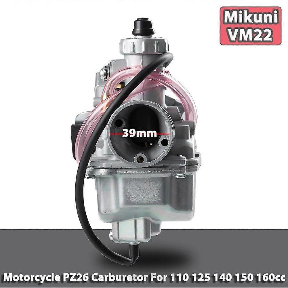 Motorcycle Mikuni Carburetor VM22 26mm Carb Intake Pipe Manifold For Honda Yamaha XR50 CRF70 110 ...