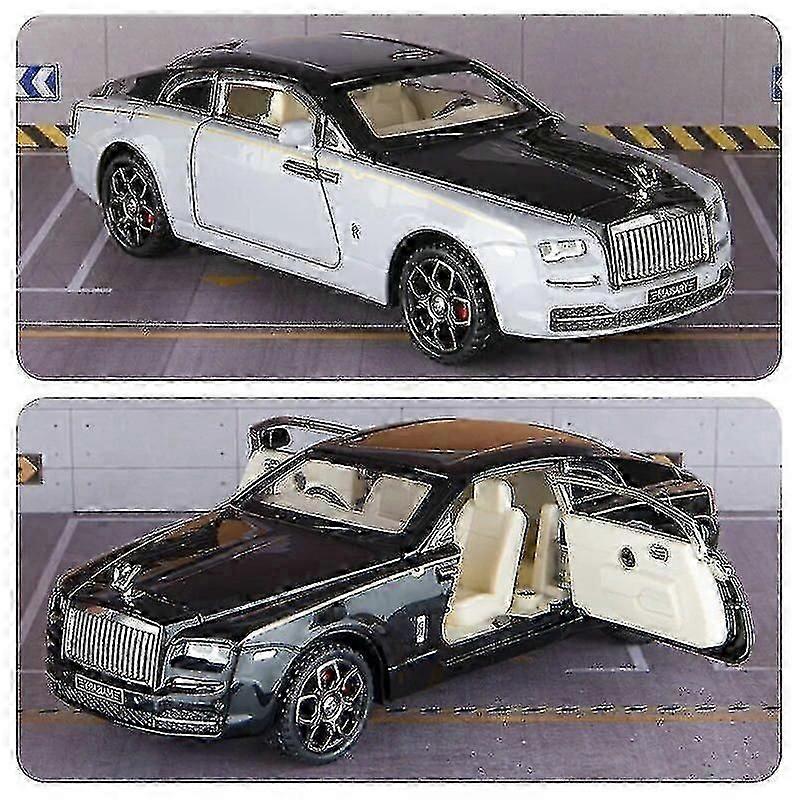Rolls Royce Wraith Luxury Car Toy For Children 1/32 Diecast Miniature ...