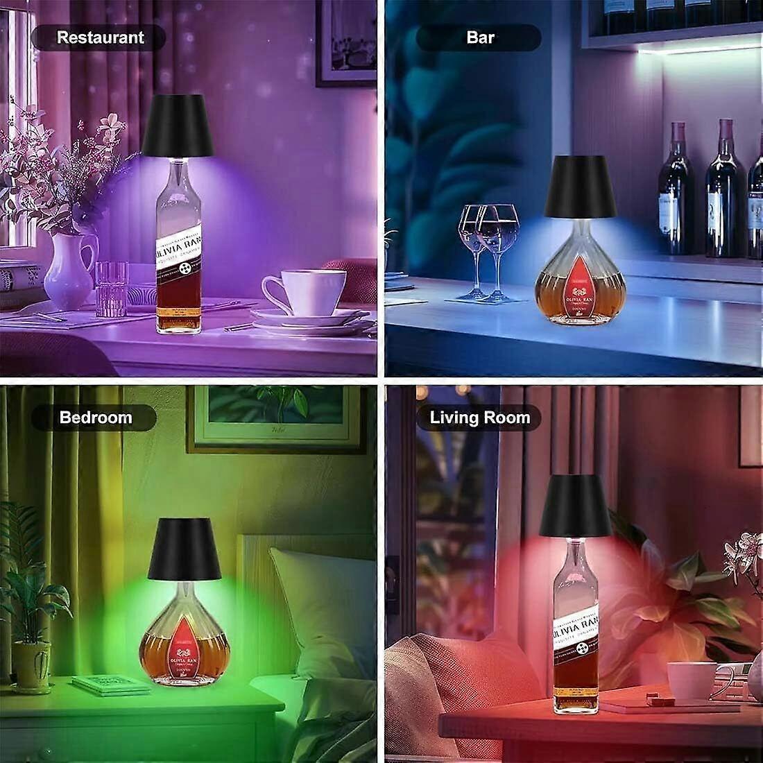 Gen.2 BottleGlow RGB Touch Lamp, Bottleglow Wireless Bottle ...