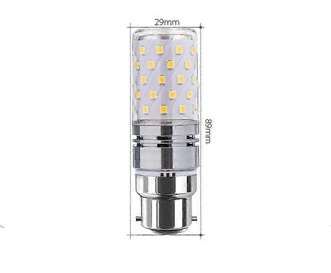 B22 LED Corn Bulbs12W, 100W Incandescent Equivalent, 1200lm, Warm White ...