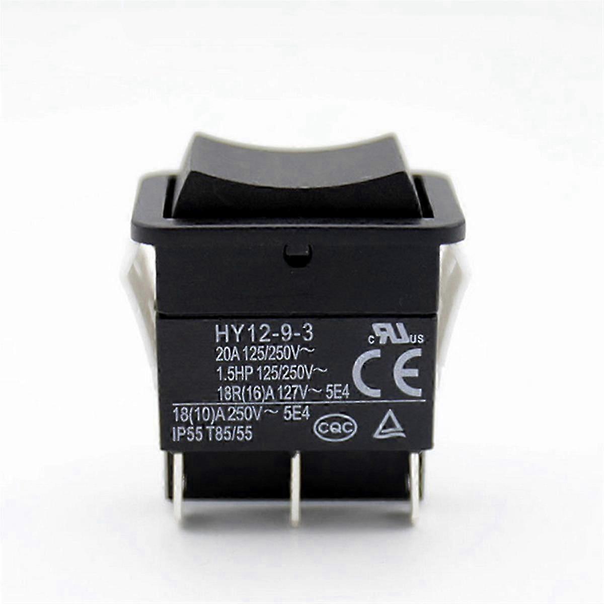 Industrial Rocker Switch 6 Pins 125V/250V Heavy Duty Push Button CE ...