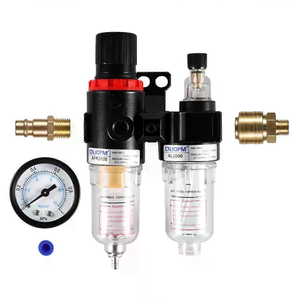 Compressed air maintenance unit pressure reducer water separator oiler ...