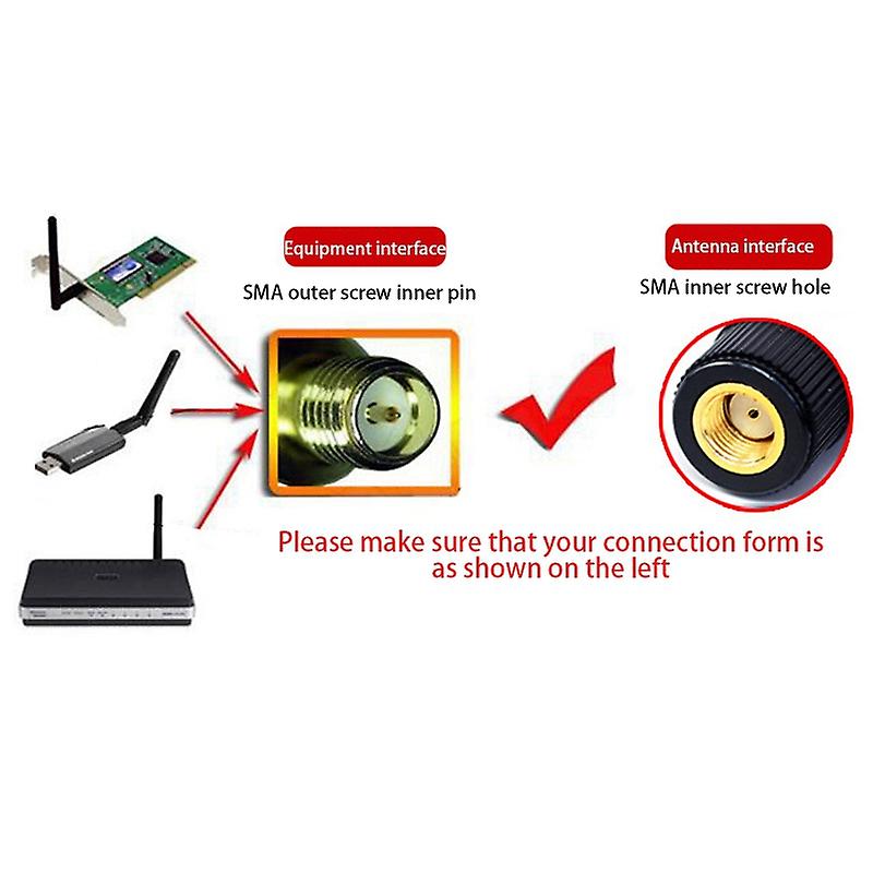 1 PCS 2.4G/5G WiFi Antenna SMA Internal Adapter for ASUS RT-AX88U 8DBi ...