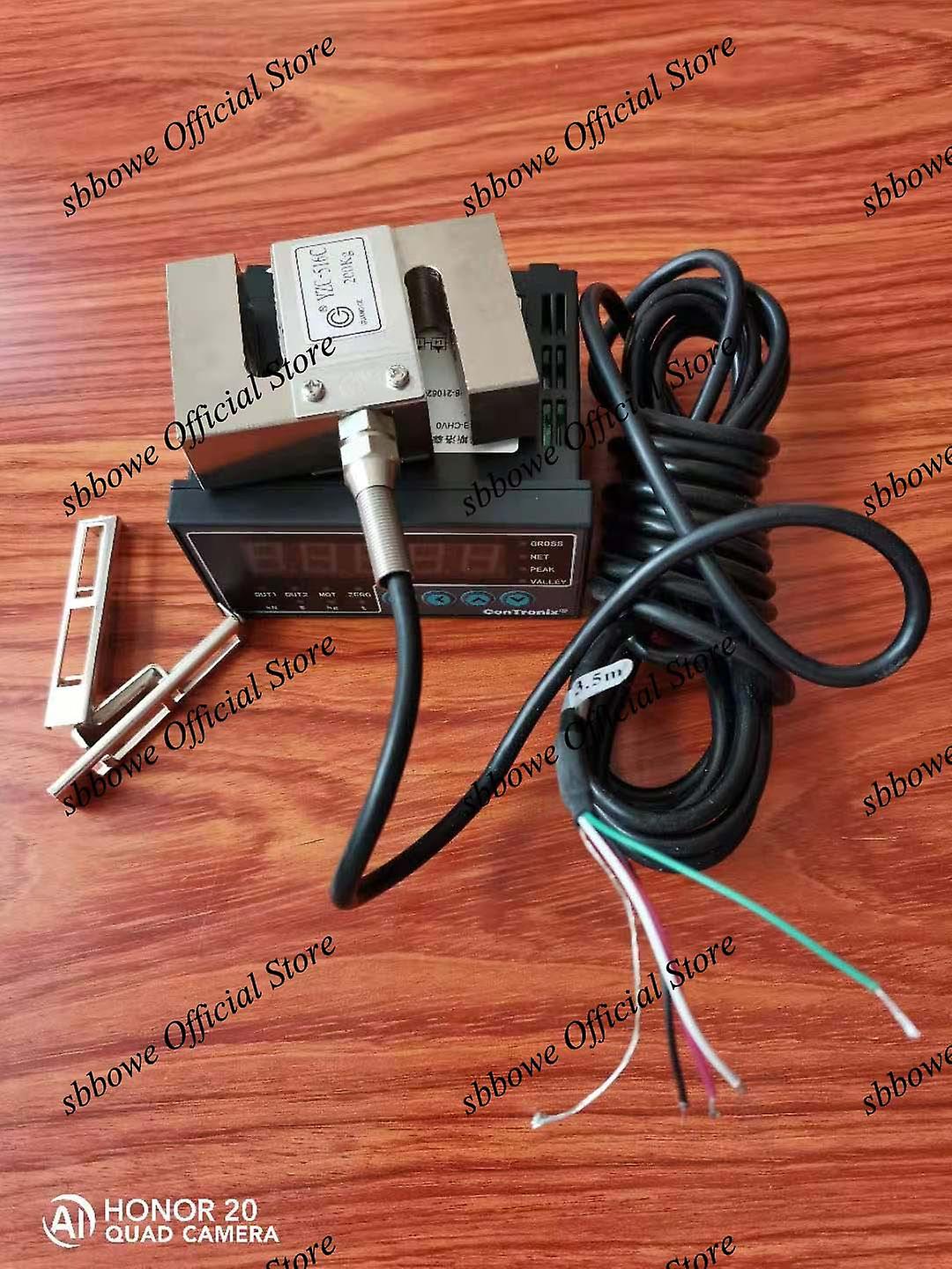 S Type Weighing Sensor + Indicator English Version Controller Load Cell Display 100kg 200kg ...