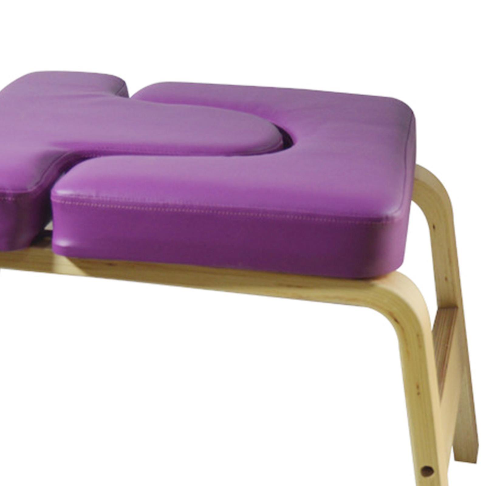 Yoga Headstand Bench with Wood Frame 200kg Load Bearing Yoga Inversion ...