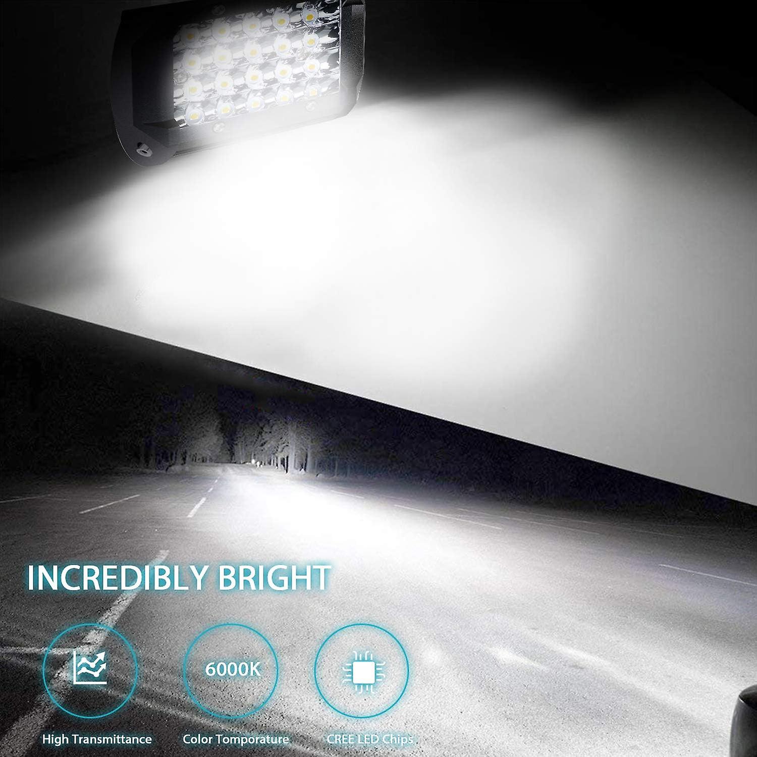 LED Work Light 12V 144W 4'' LED Car Spotlight 12v Waterproof IP67 Spot ...