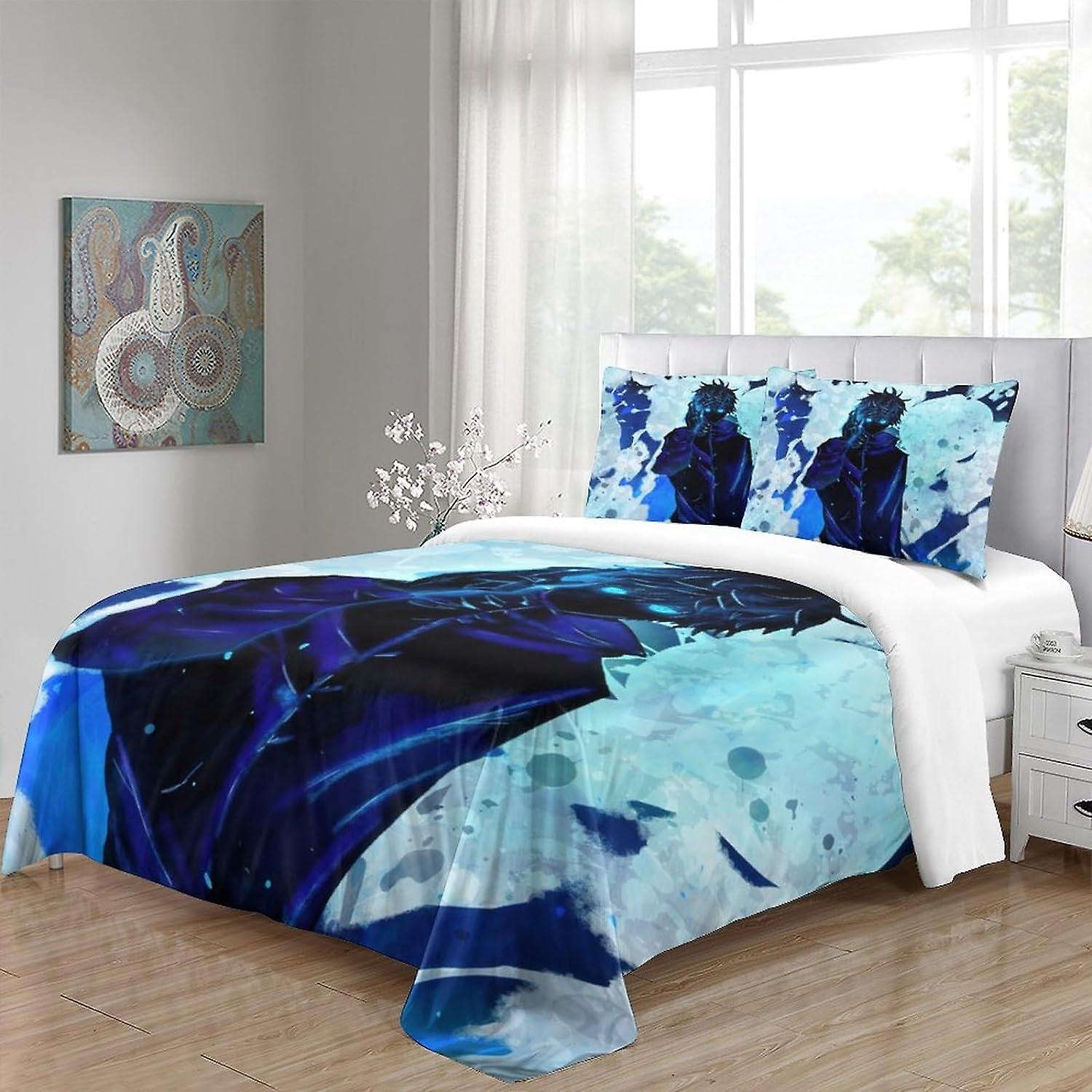 Anime Satoru Gojo Duvet Cover Set Universe Galaxy Bedding Set for Kids ...