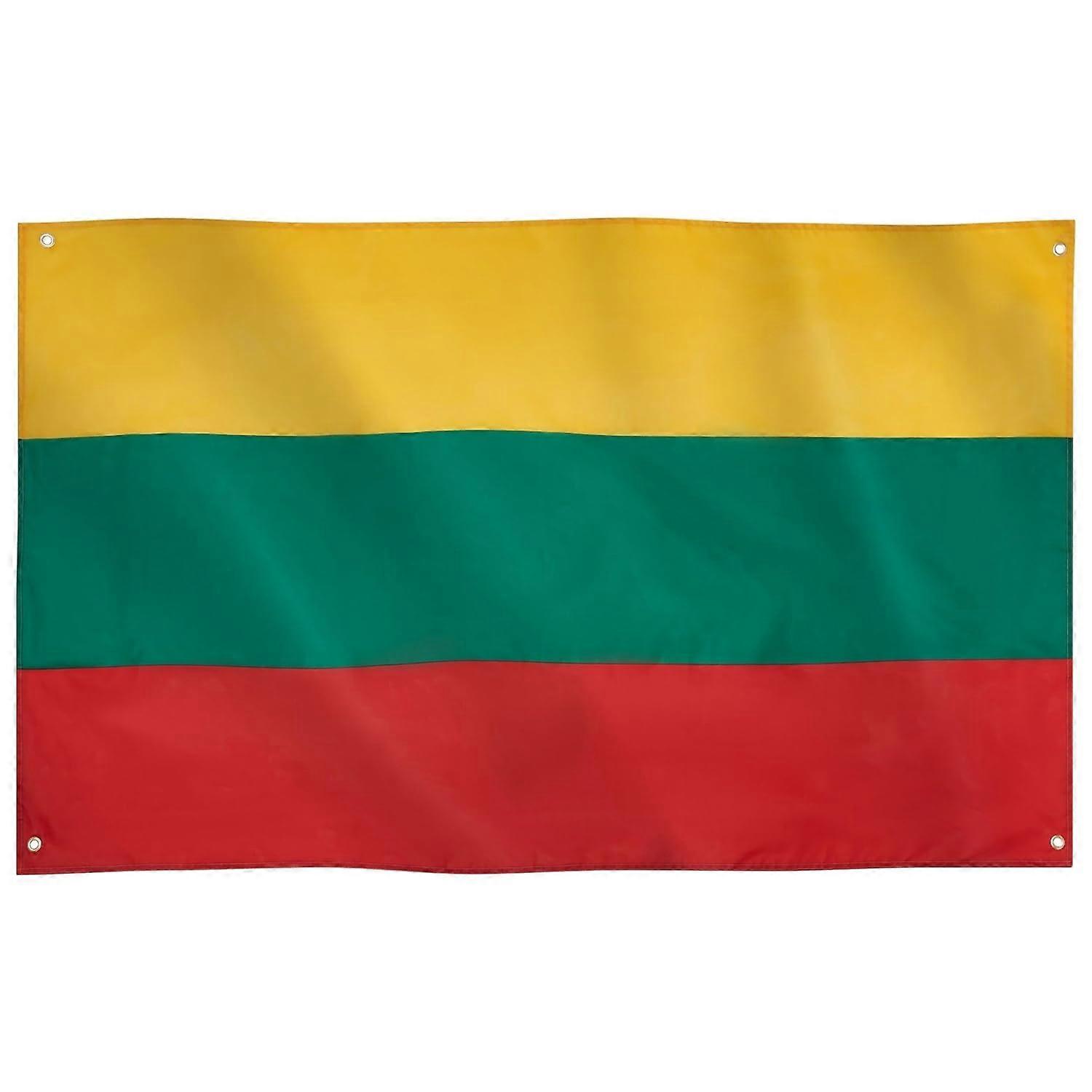 Lithuania Flag,Eyelet In Every Corner, Lithuanian Flag, Republic Of ...