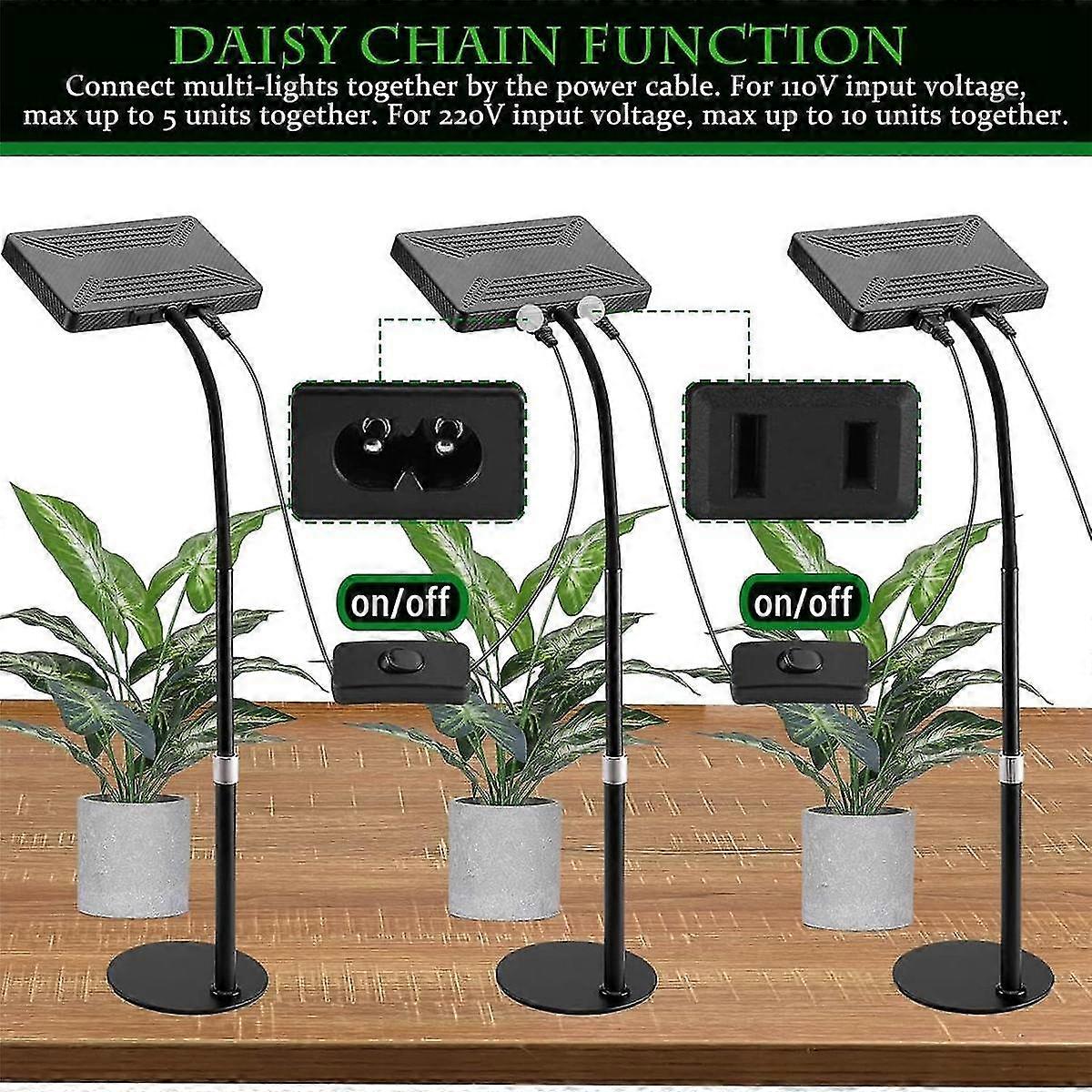 Table Top Grow Light 200w, Desk Grow Lights For Indoor Plants, Uv-ir ...