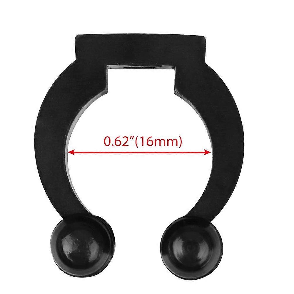 24 Pack Wall Mounted Fishing Rod Storage Clips Clamps Holder Billiard ...