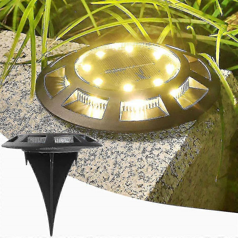 Solar Ground Light, 16 Led Solar Lights Waterproof In-ground Light ...