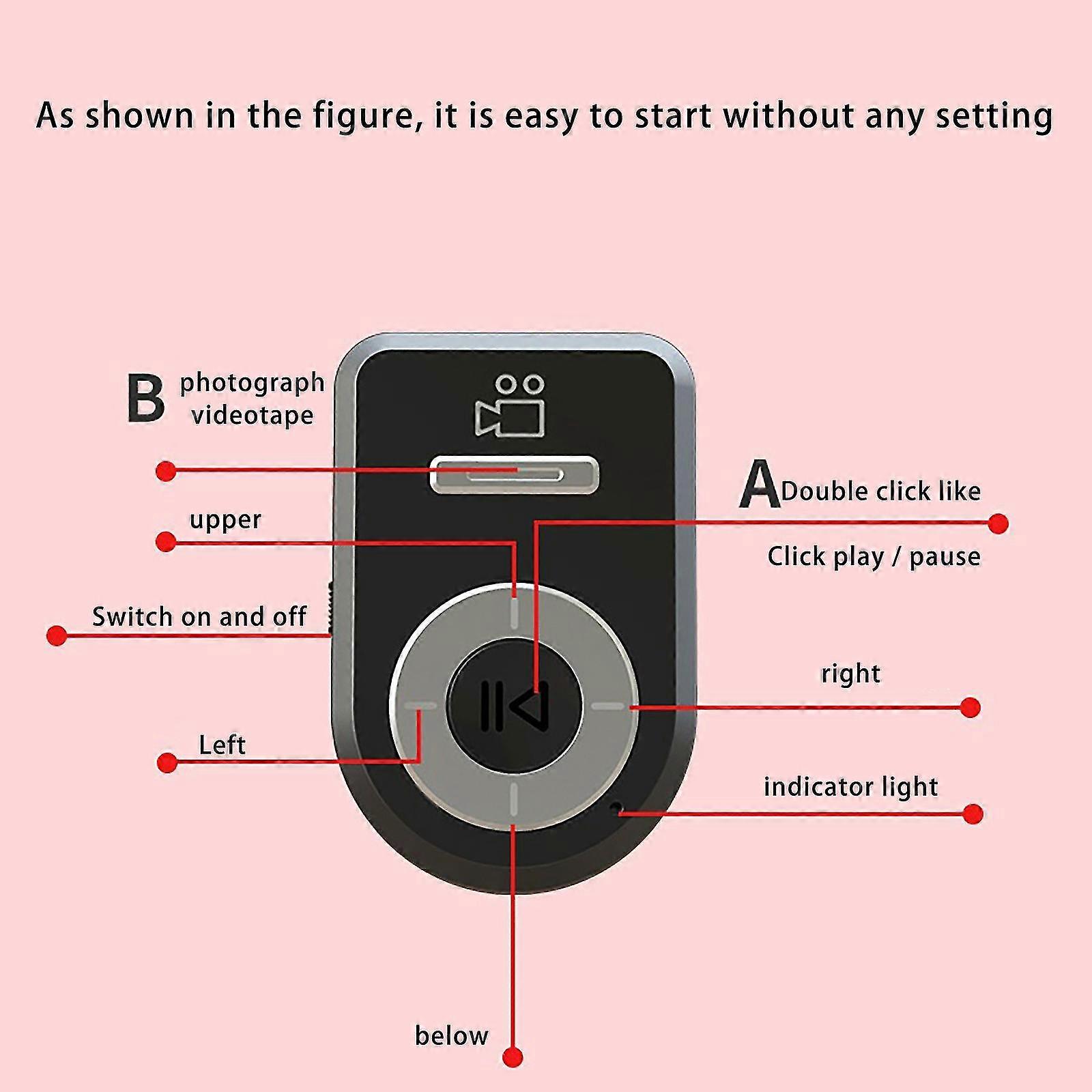 Phone Camera Remote Control Bluetooth Wireless Remote Control For ...