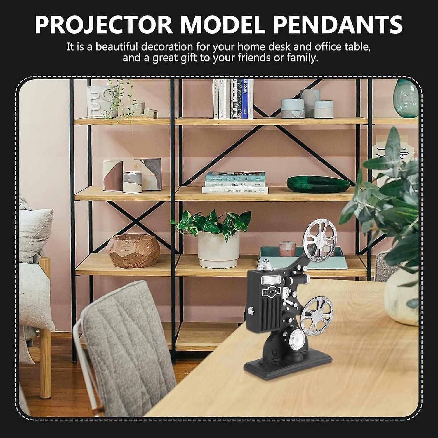 Resin Projector Figurine Vintage Film Projector Model Collectible ...