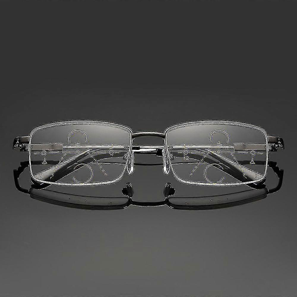 Progressive Multifocal Lens Reading Glasses Presbyopia Glasses | Fruugo UK