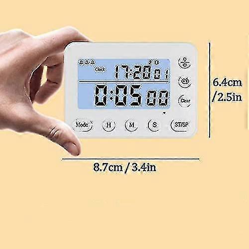 Rechargeable Digital Interval Timer, On/off Function, Adjustable Volume ...
