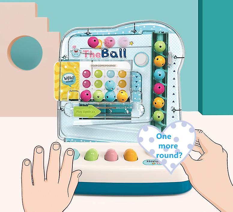 Kids's Learning Toys Rolling Ball Color Matching Brain Teasers Logic ...