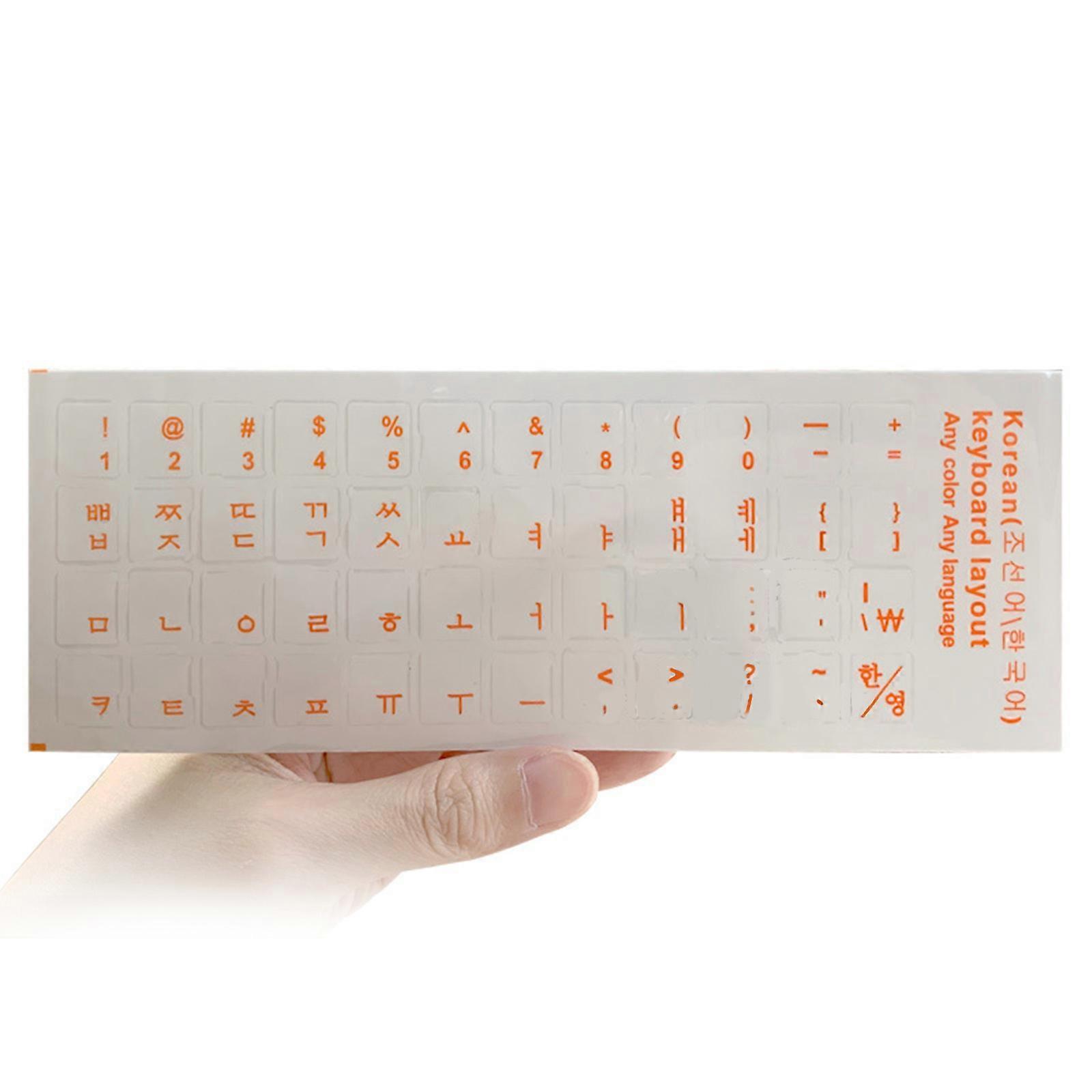 PVC Desktop Keyboard Sticker Korean Keyboard Sticker PVC Keyboard ...