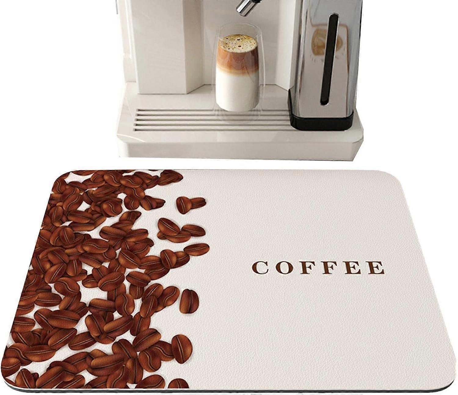 Coffee Mat - Coffee Bar Accessories, Absorbent Stain Resistant Drying ...