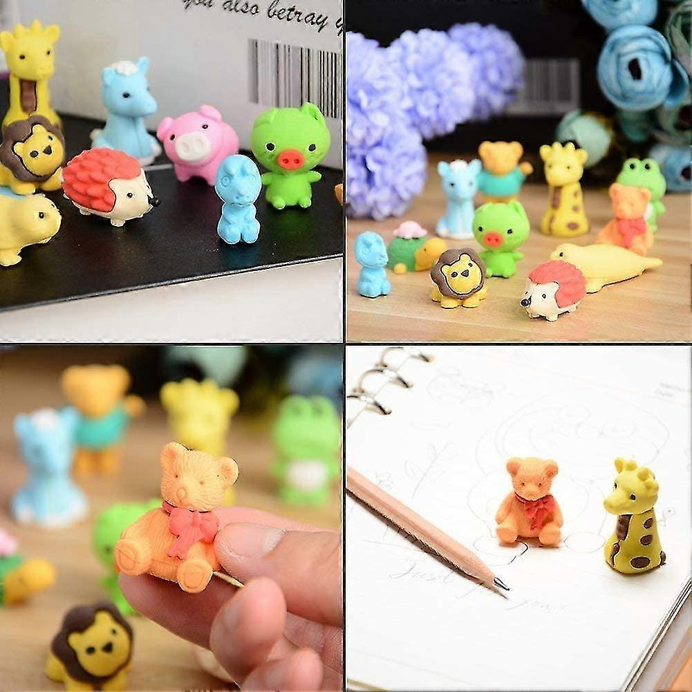 30 Pcs Animal Erasers For Kids,animal Erasers For Kids Schools ...