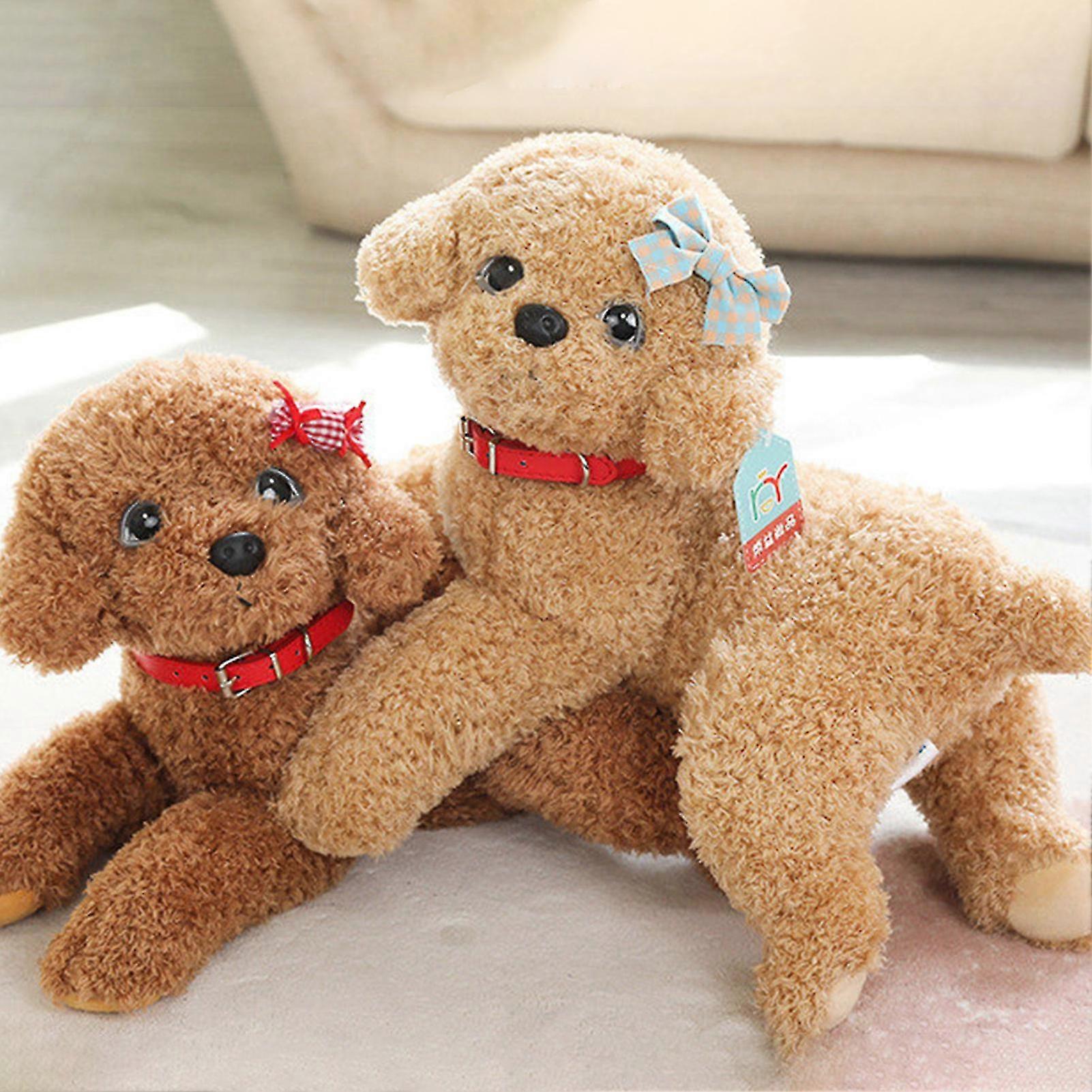 Simulation Dog Plush Toy Fully Filled Lovely Lying Posture Animal Doll ...