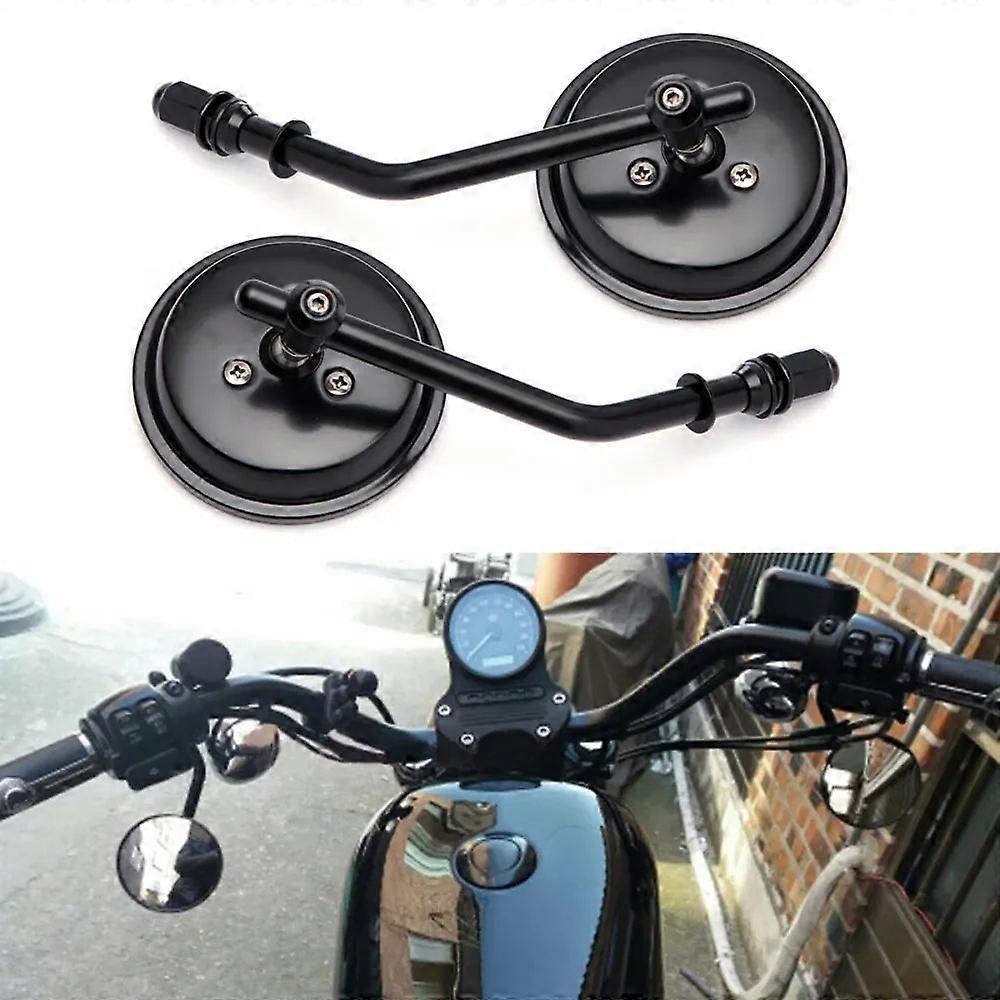 Harley M8 Motorcycle Round Rearview Mirror Classic Retro Rear Mirrors ...