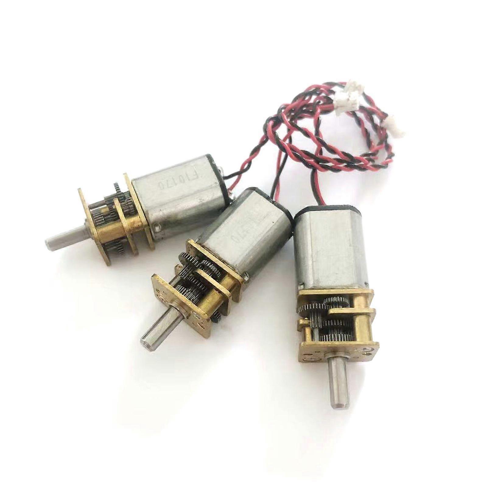 5PC Mini Micro N20 Full Metal Gear Motor DC 3V 5V 6V Slow Speed Gearbox ...