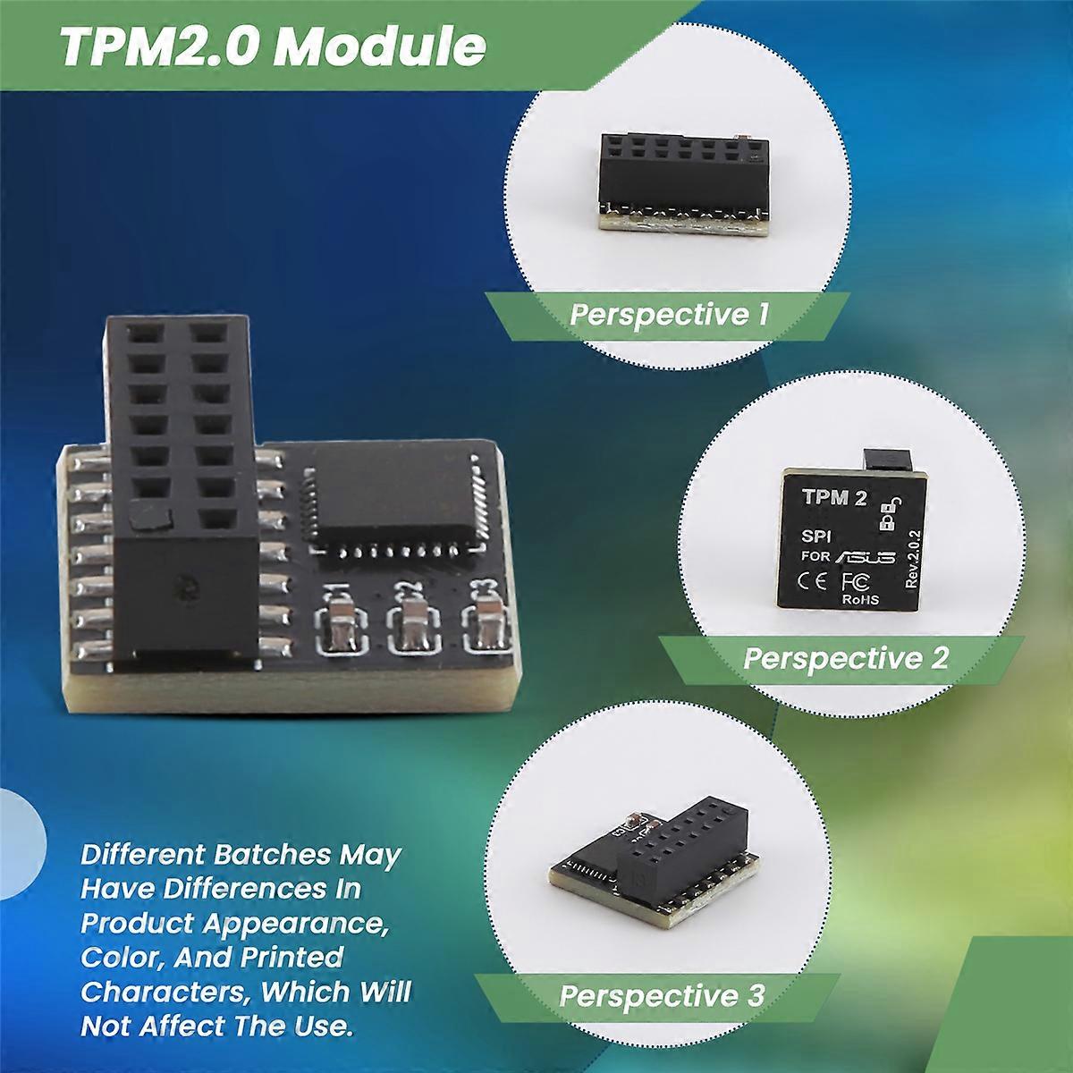 TPM Module TPM2.0 for ASUS TPM SPI Parallel Trusted Platform Module ...