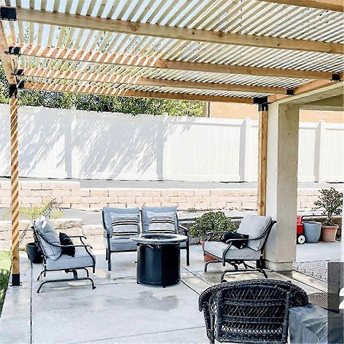 Outdoor Pergola Rafter Bracket Joist Hanger Deck Railing Bracket ...