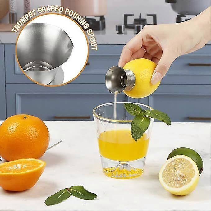 Stainless Steel Manual Lemon Juicer Squeezer, Easy Squeeze Small Hand ...