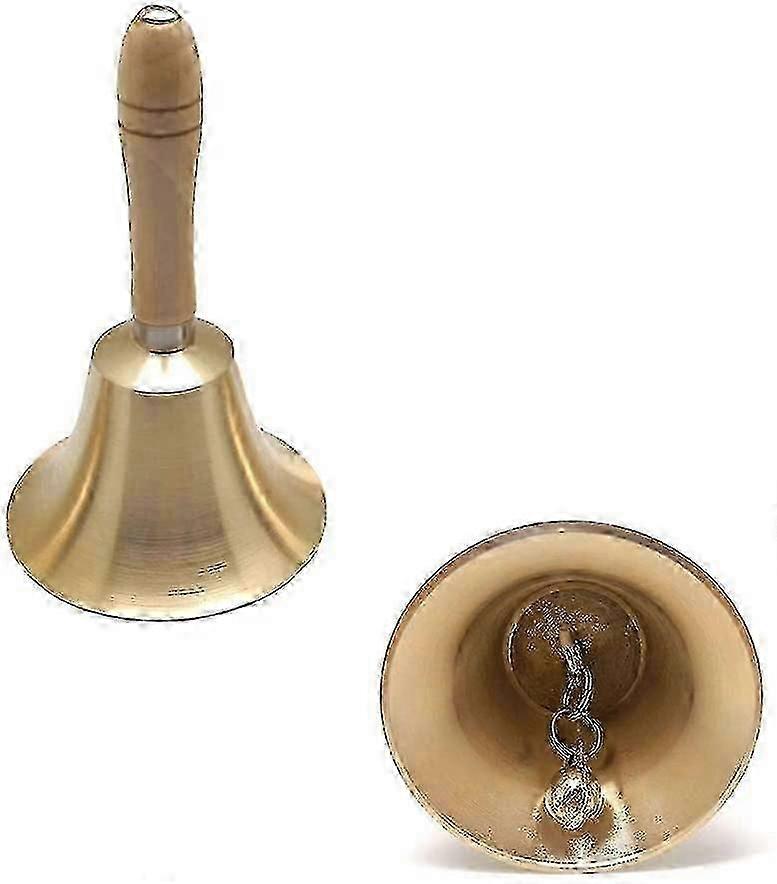 Brass Hand Bell for Christmas, Wedding & Restaurant Service - Loud ...