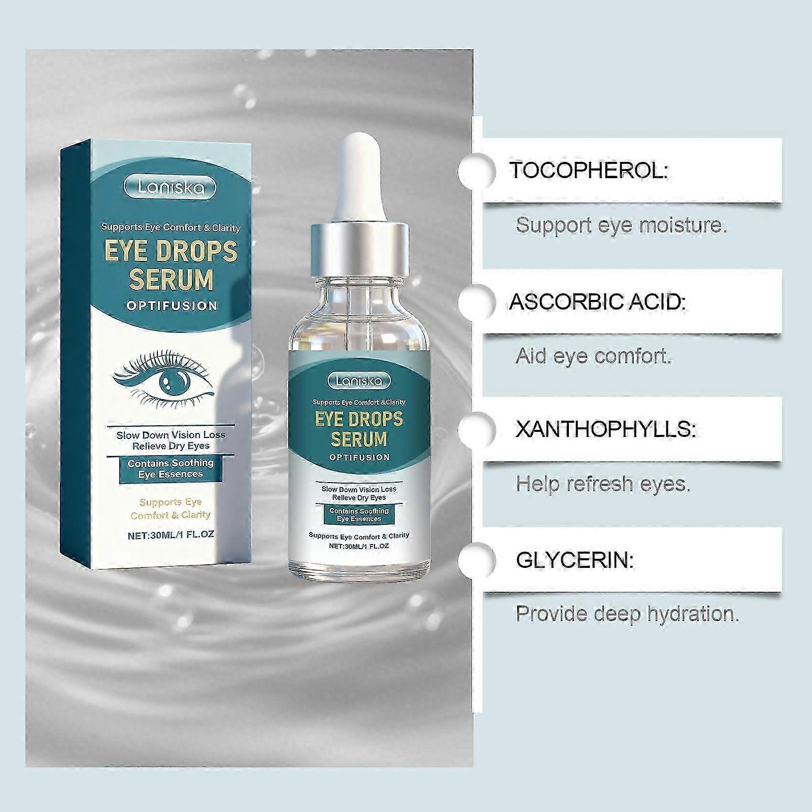 Eye Drops, Nano Eye Drop Serum, Natural Nano Lubricant Eye Drops for ...