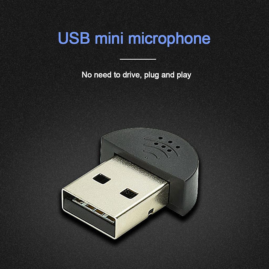 Mini Usb 2.0 Mic, Mini Speech Microphone Audio Mic Adapter For Computer ...