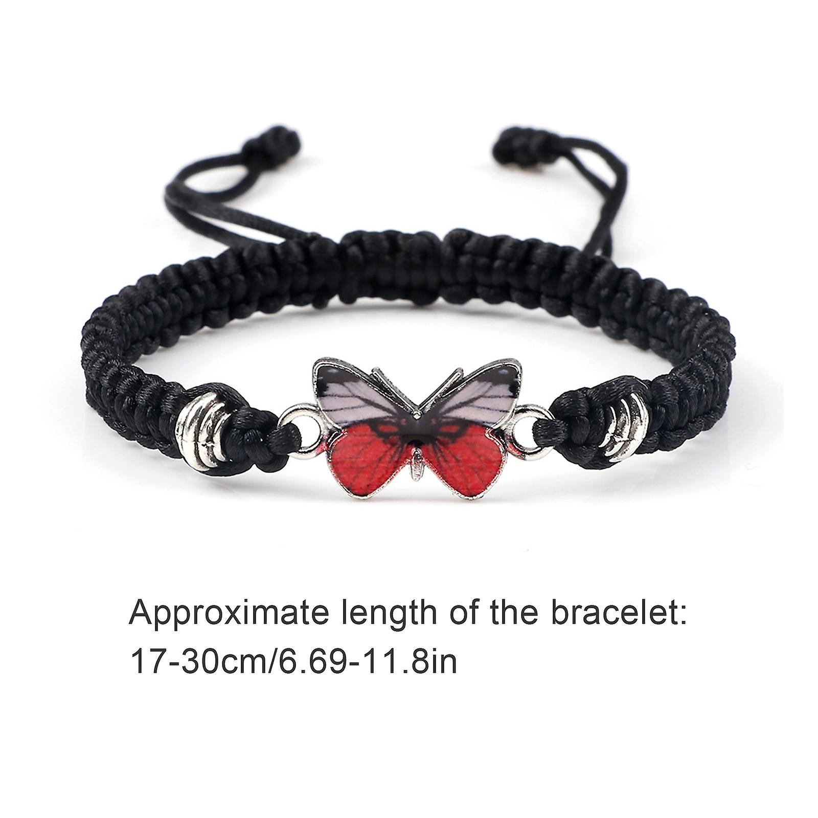 Butterfly Bracelet For Teen Girls Adjustable String Butterfly Bracelets ...