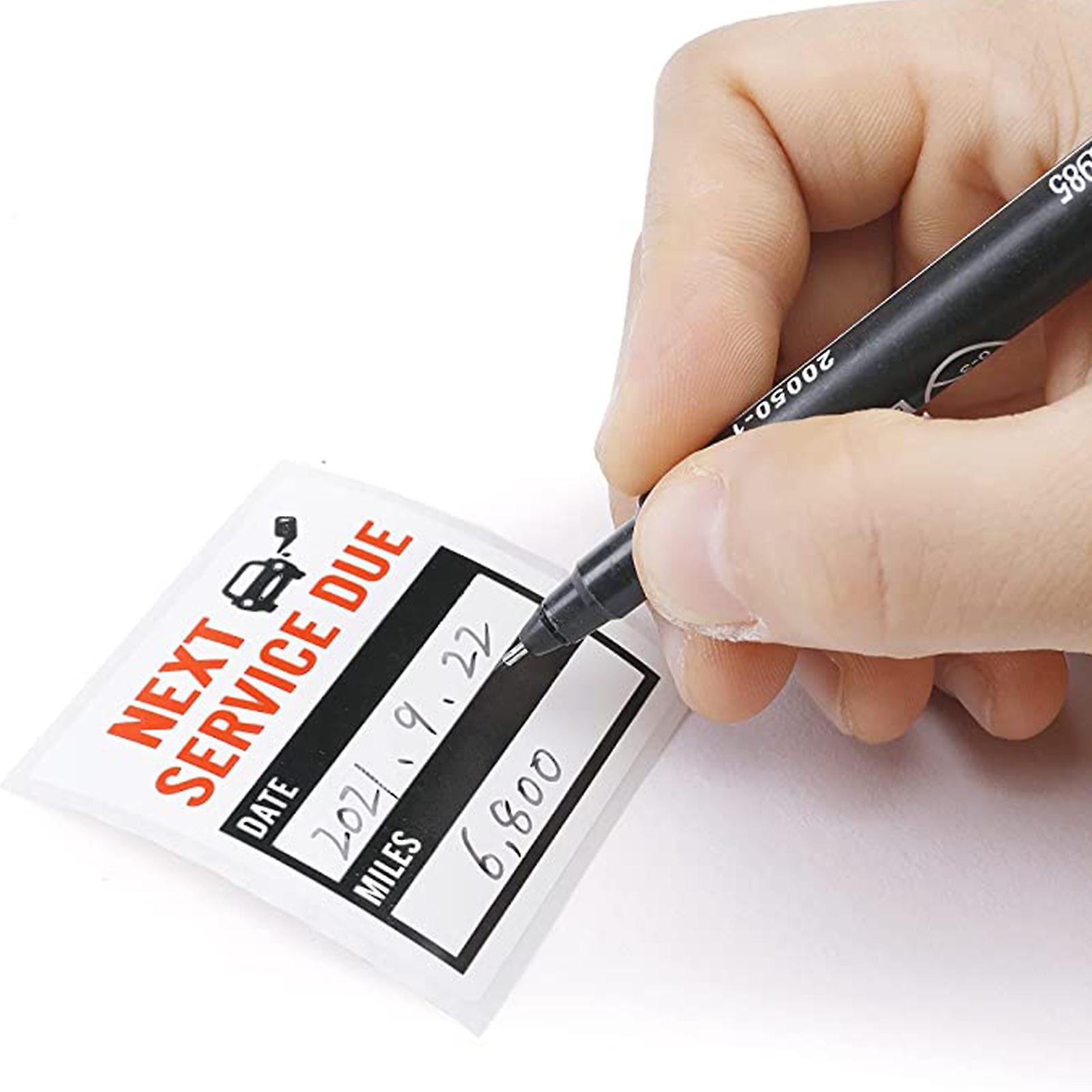 150 Pieces Oil Change Reminder Stickers Next Service Due Labels for ...