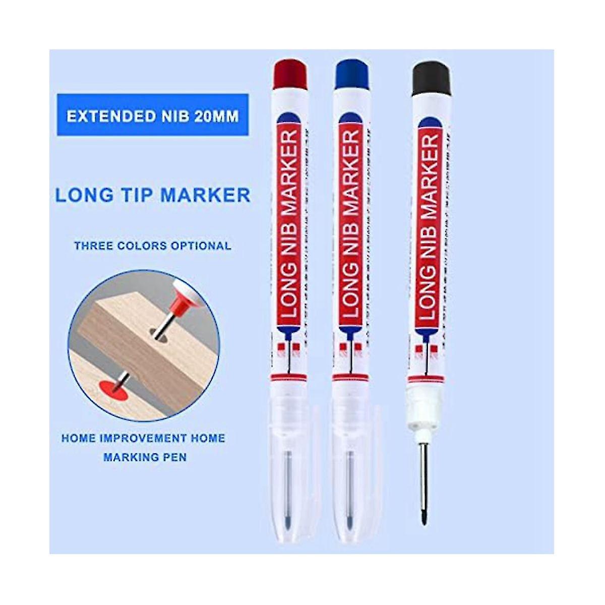 15 Pcs Deep Reach Markers Long Nose Marker Waterproof Deep Hole Marker ...