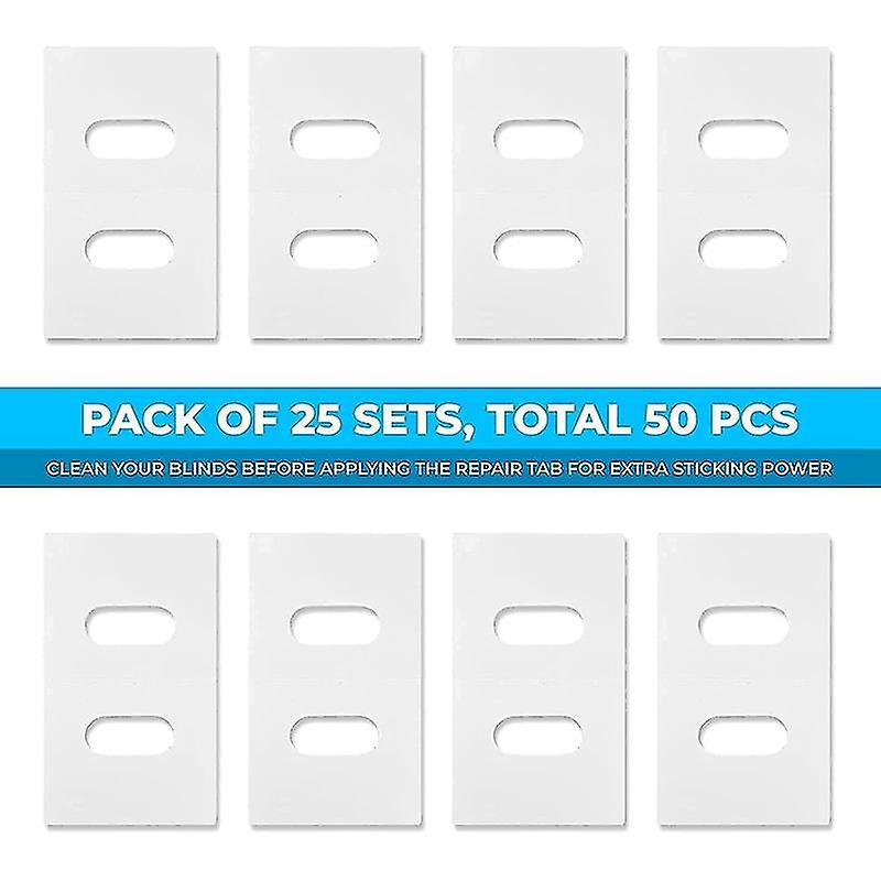 Vertical Blind Rep Tabs-25 Sets Clear Vertical Blind Rep Tabs Vane ...