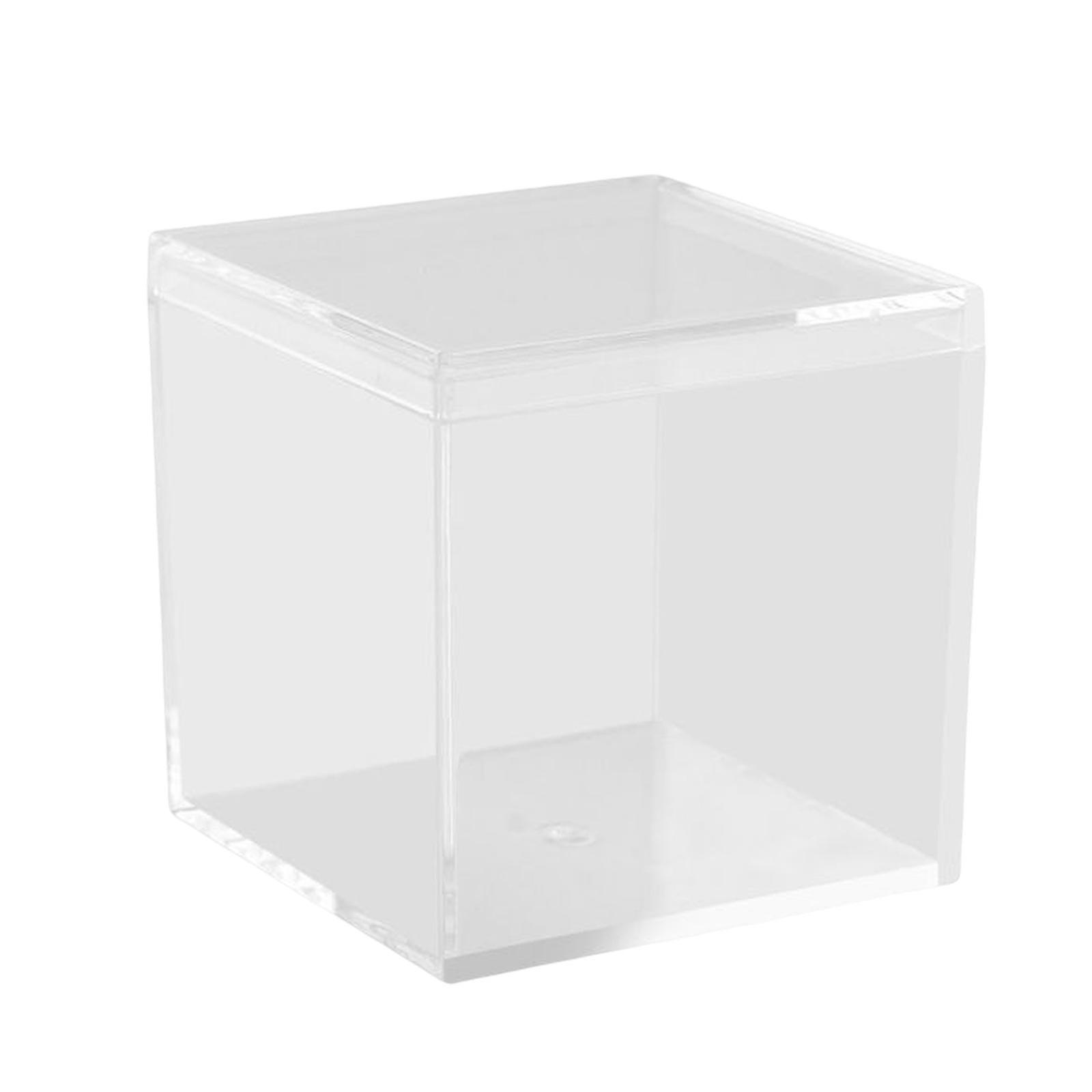 Clear Square Cube Candy Box Treat Gift Boxes Containers Small for ...