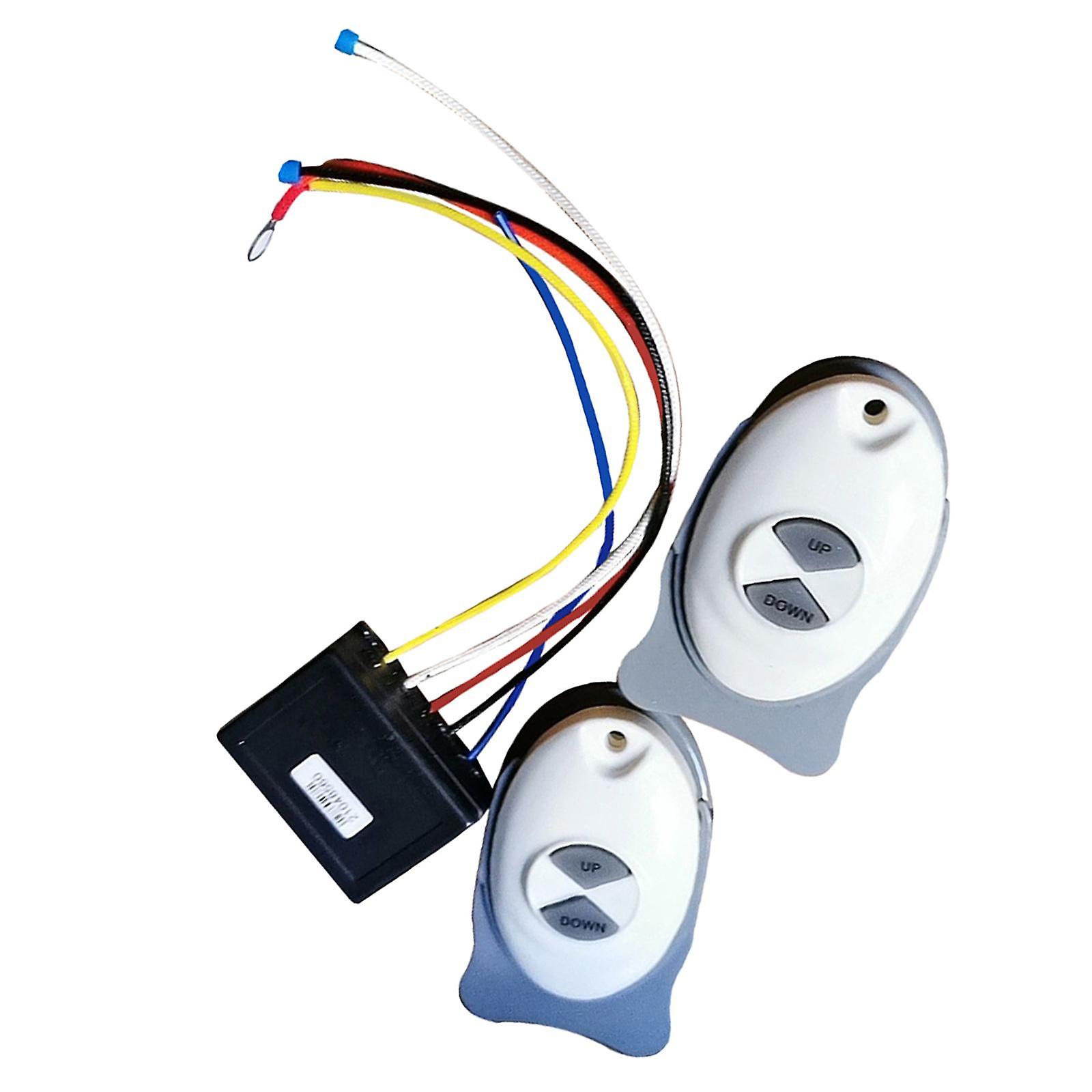 Marine Boat Wireless Remote Control & Second Switch Anchor Winch ...