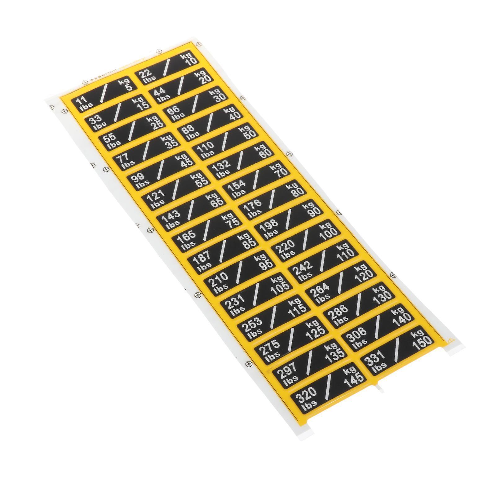 Weight Stickers Weight Stack Labels Self Sticky Black Background Weight ...