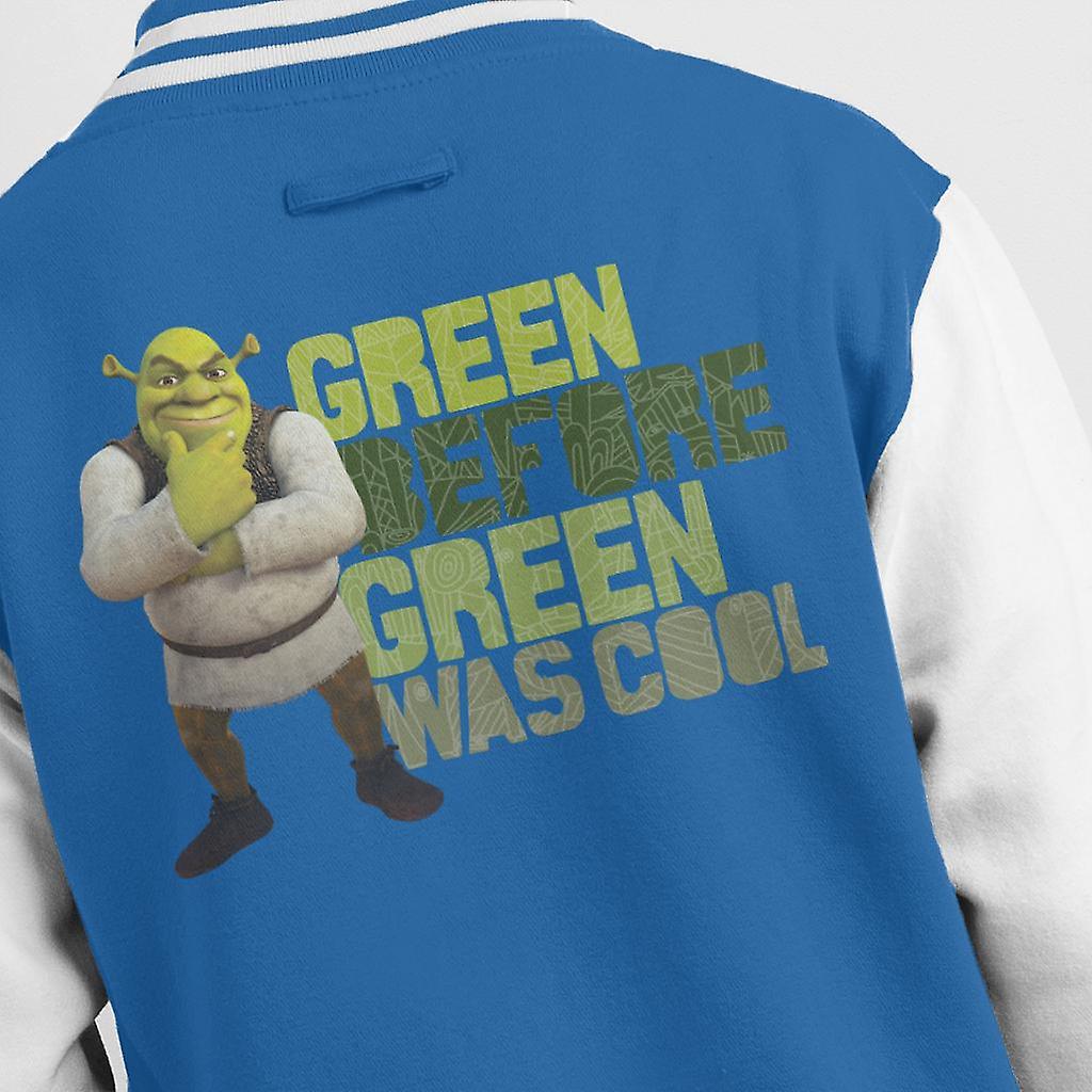 Shrek Green Before Green Was Cool Men's Varsity Jacket | Fruugo UK
