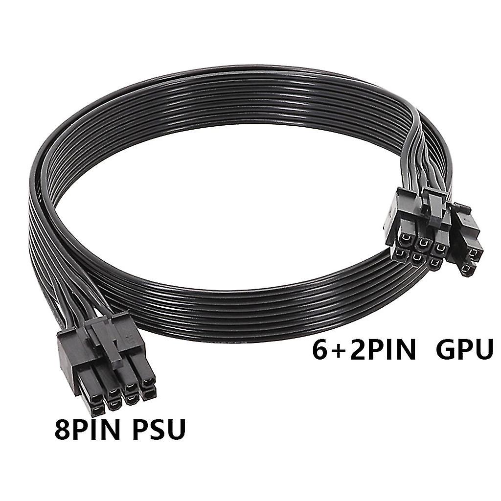 8 Pin to 8 Pin (6+2) PCIe Power Cable 18AWG for Graphics Cards - 50cm ...