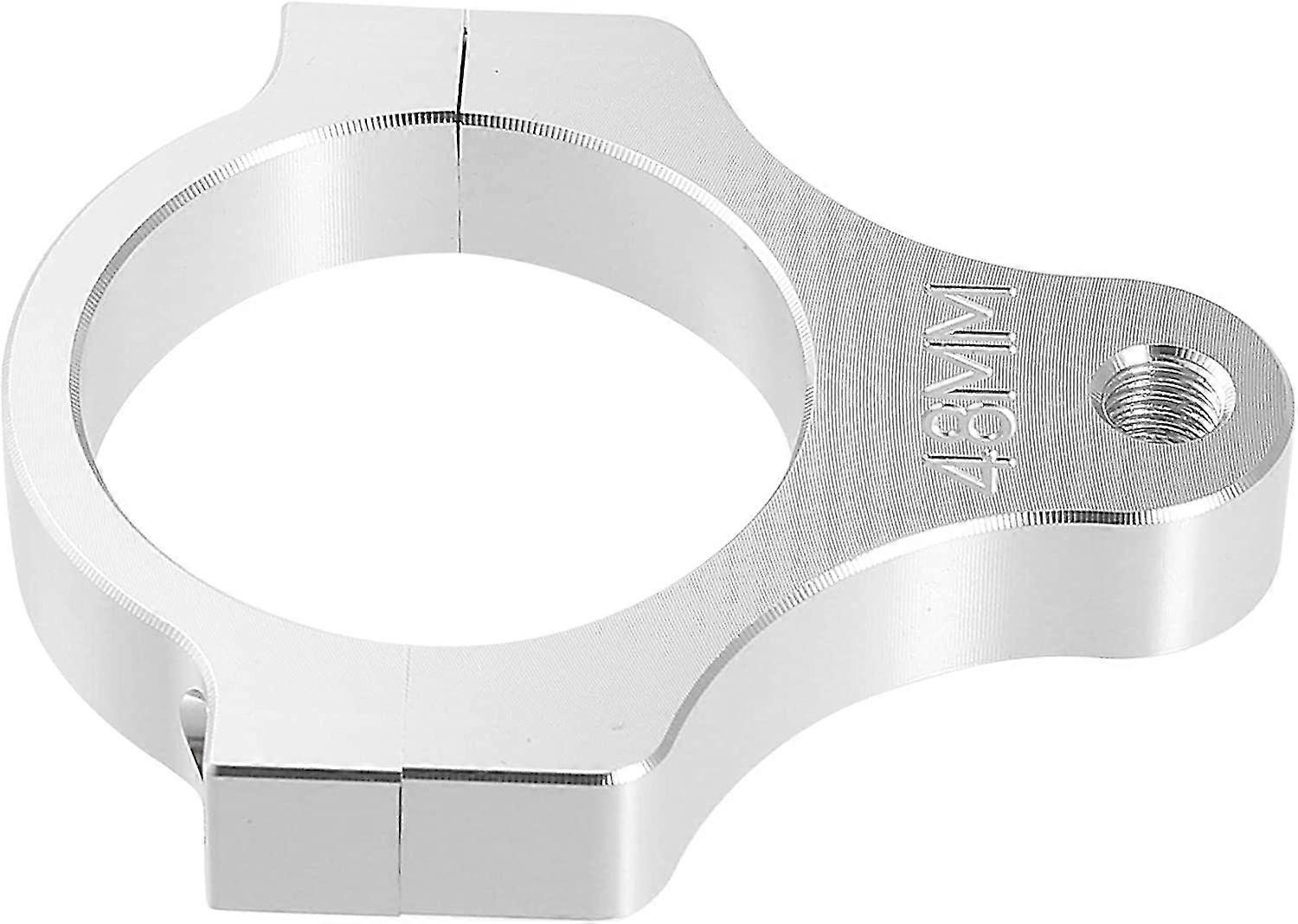 Fork Brackets Steering Damper Mounting Clamp Universal 48mmsilver1pcs ...