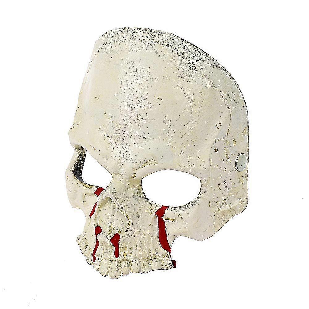Horror Skull Mask Adult Scary Skulls Half Face Halloween Masquerade ...