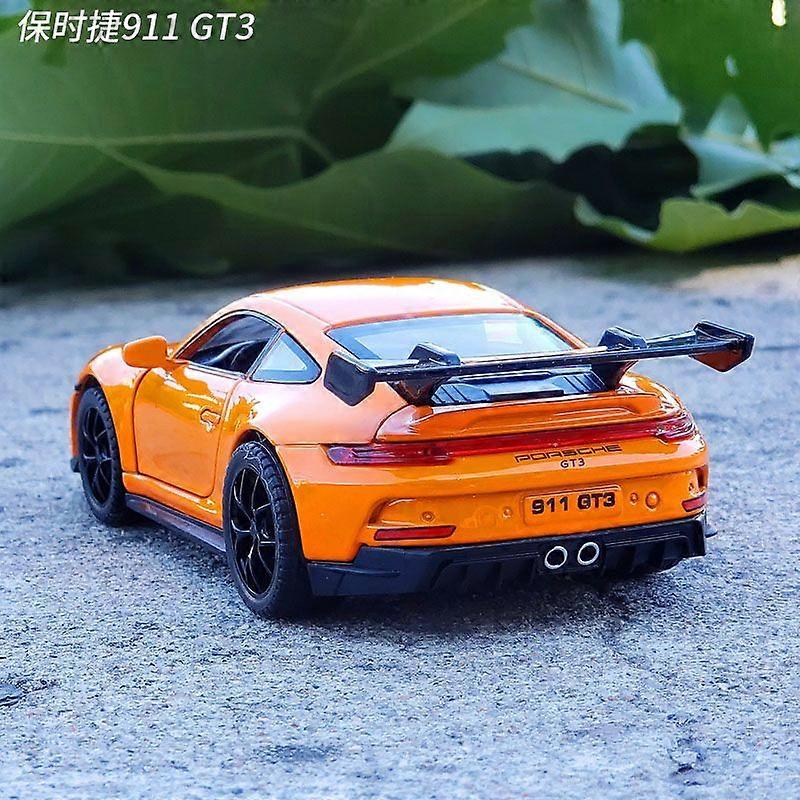 New 1:32 911 GT3 Supercar Alloy Car Model With Pull Back Sound Light ...