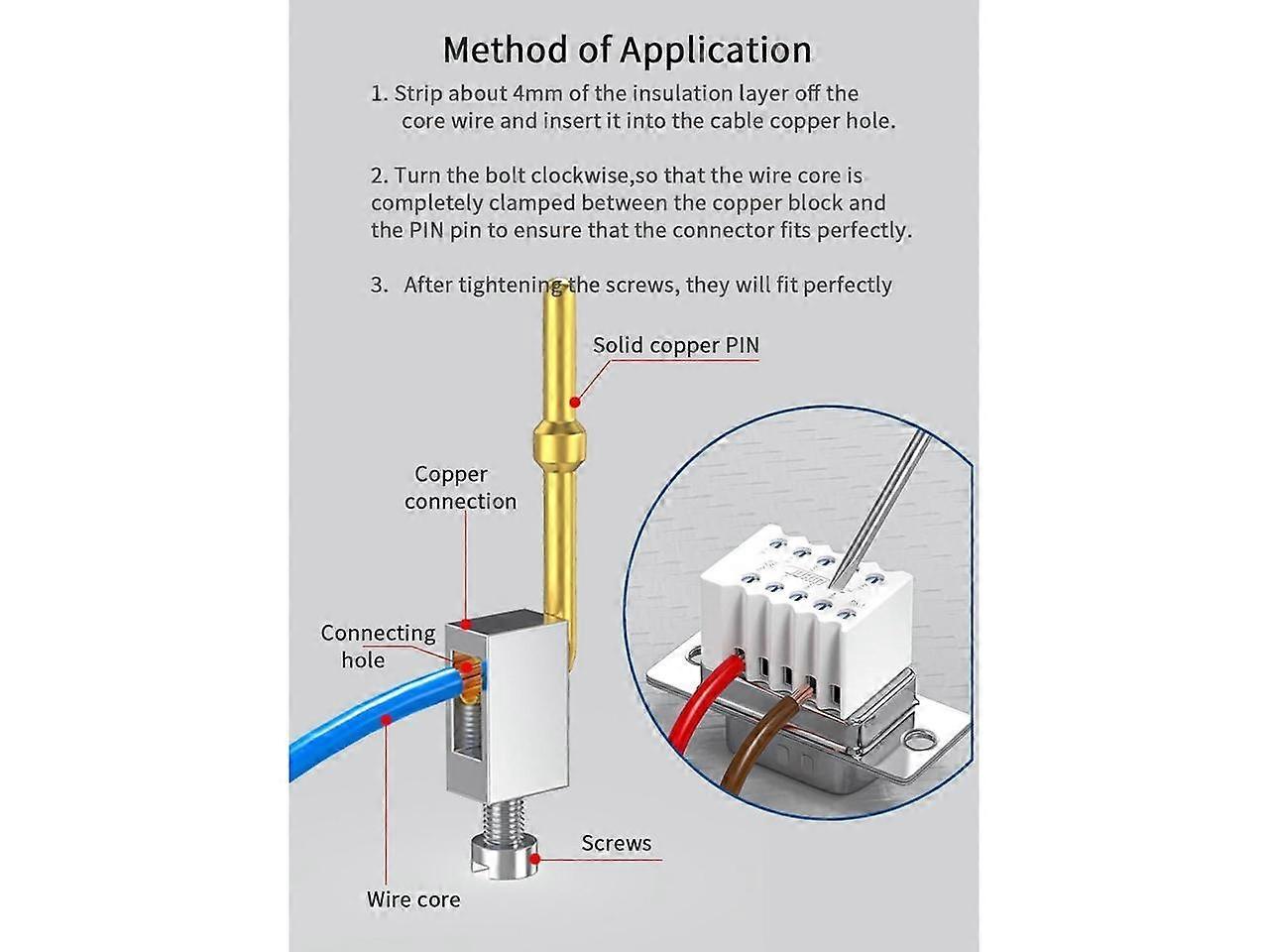 2 Pack DB9 Male+Femal Breakout Serial Adapters,Solderless RS232/RS485 ...