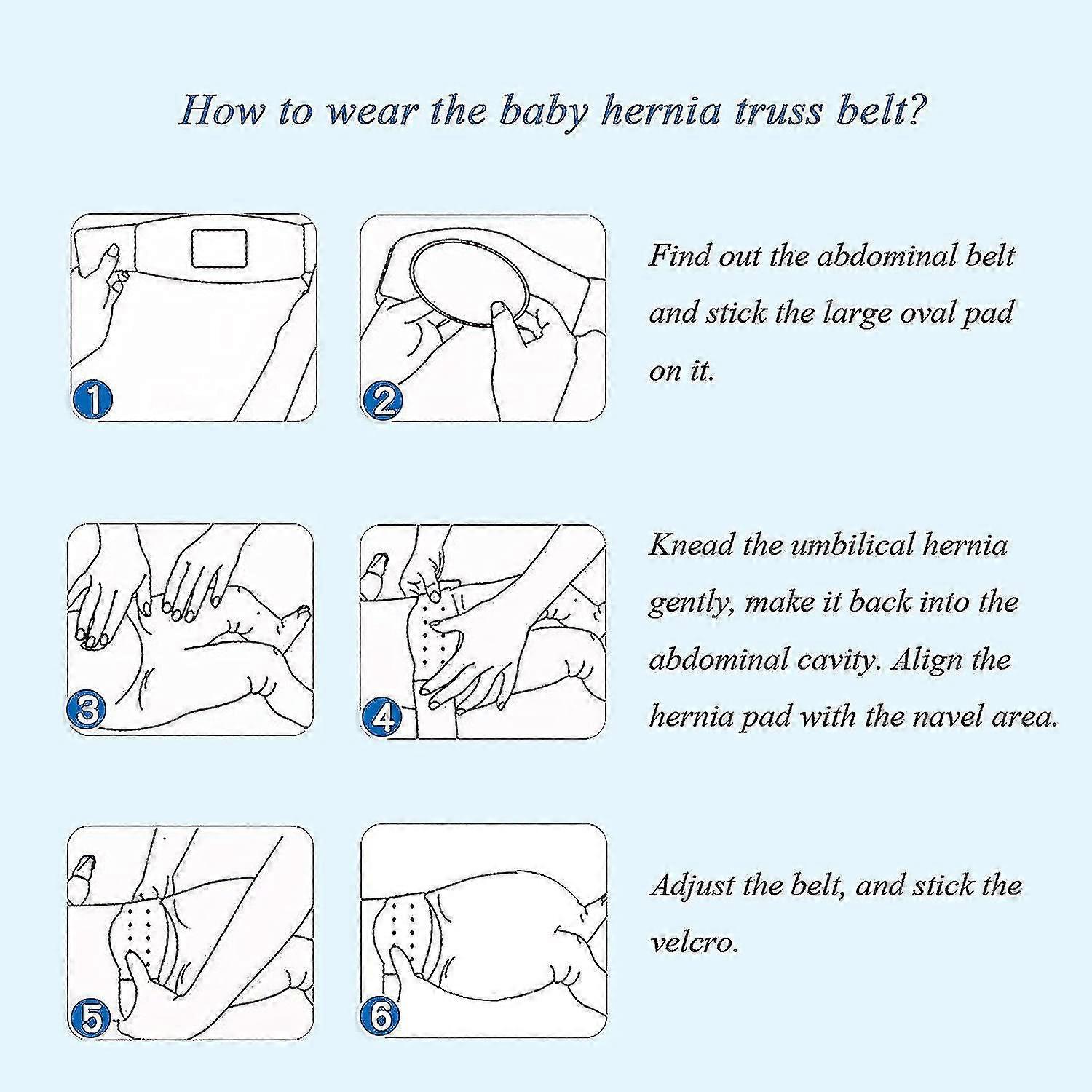 Umbilical Hernia Belt For Babies, Medical Child Belly Band Infant ...