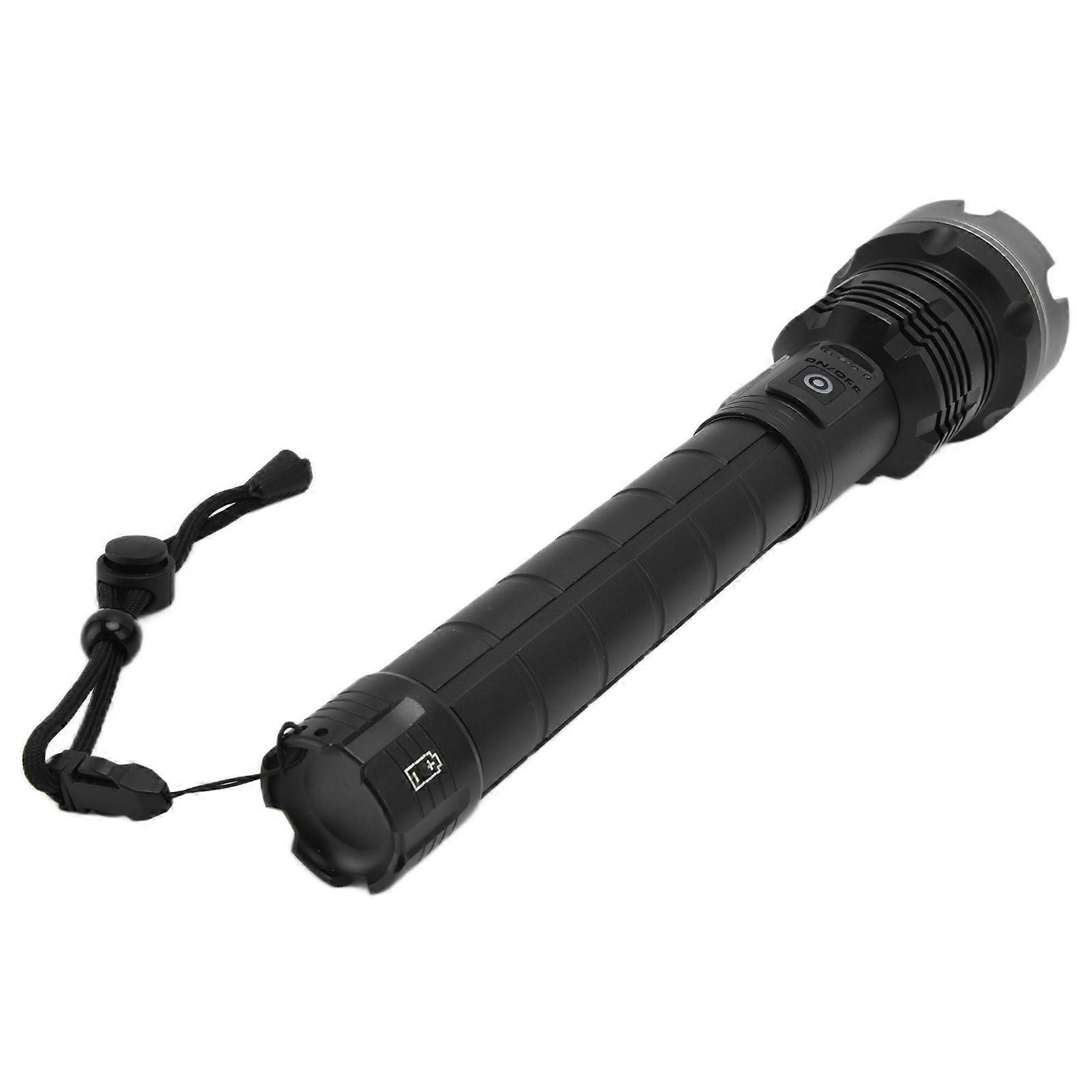P90 Powerful Flashlight 5000LM Telescopic Zoom Flashlight IP65 ...