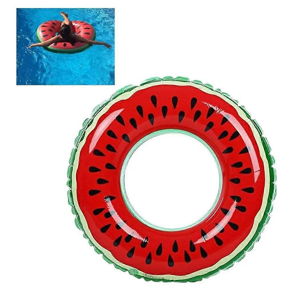 Watermelon Inflatable Pool Float Circle Swimming Ring for Kids Adults ...