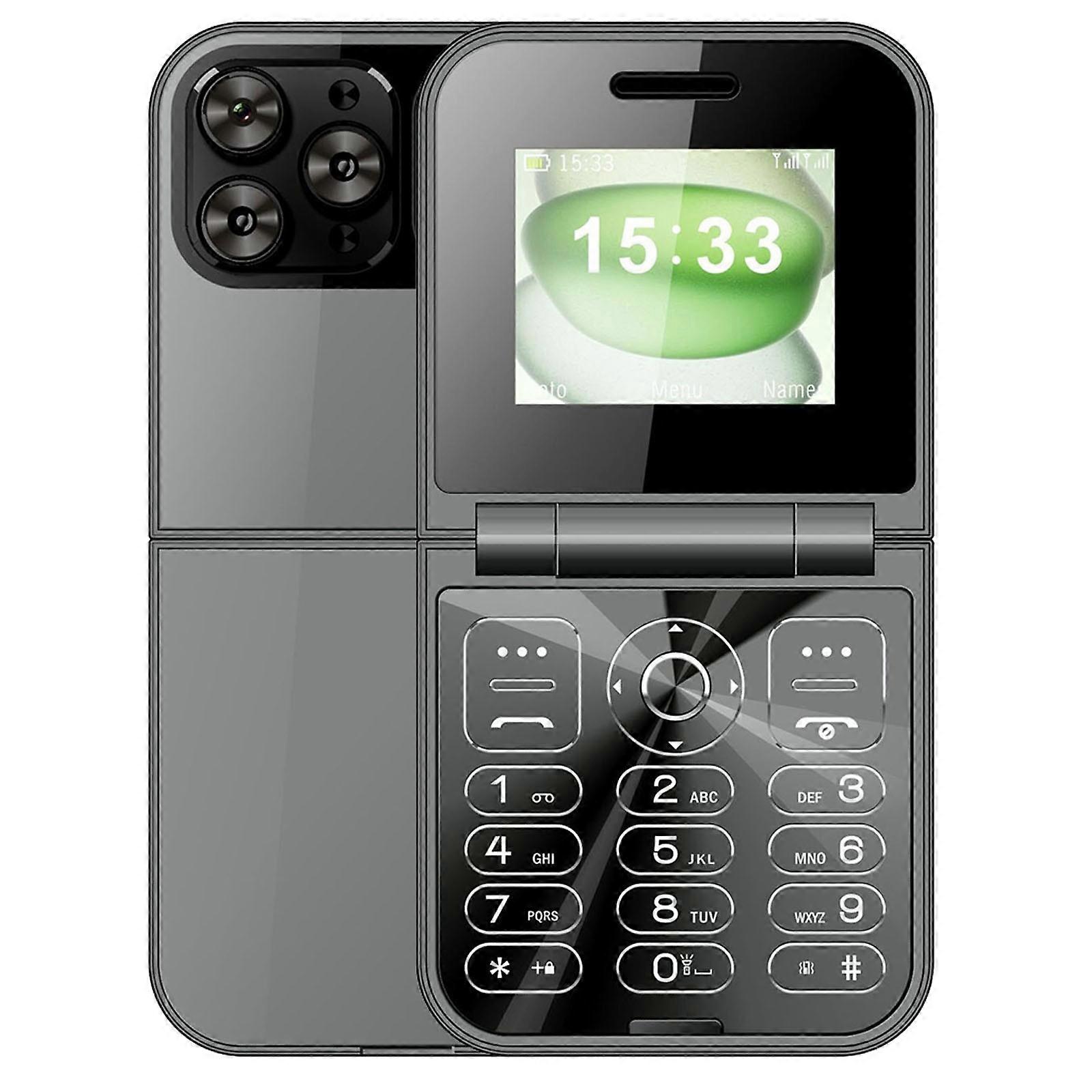 mobile phones New Mini Flip Mobile Phone 2 SIM Card Small Display ...