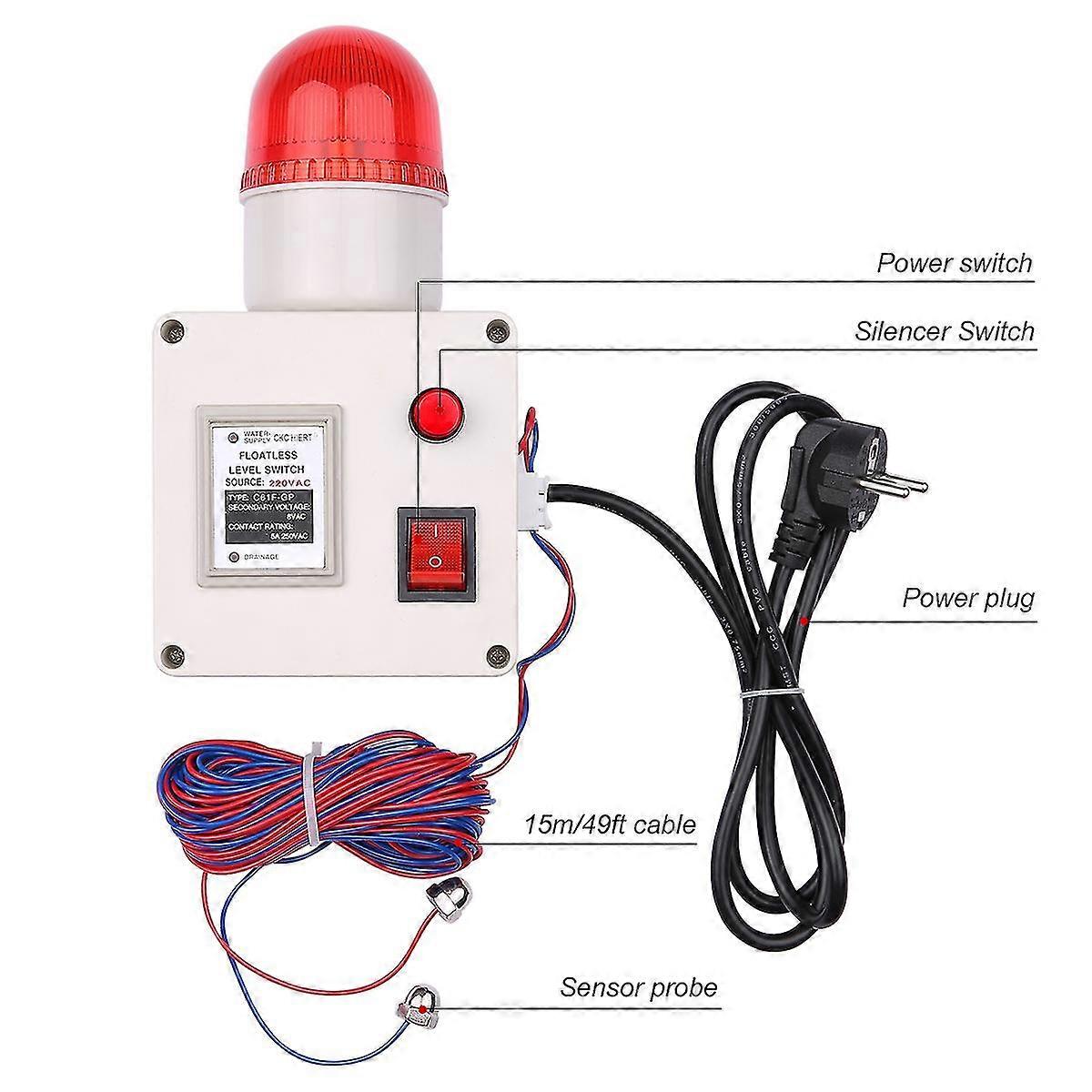 Water Level Indicator Alarm Water Level Alarm Sensor Waterline ...